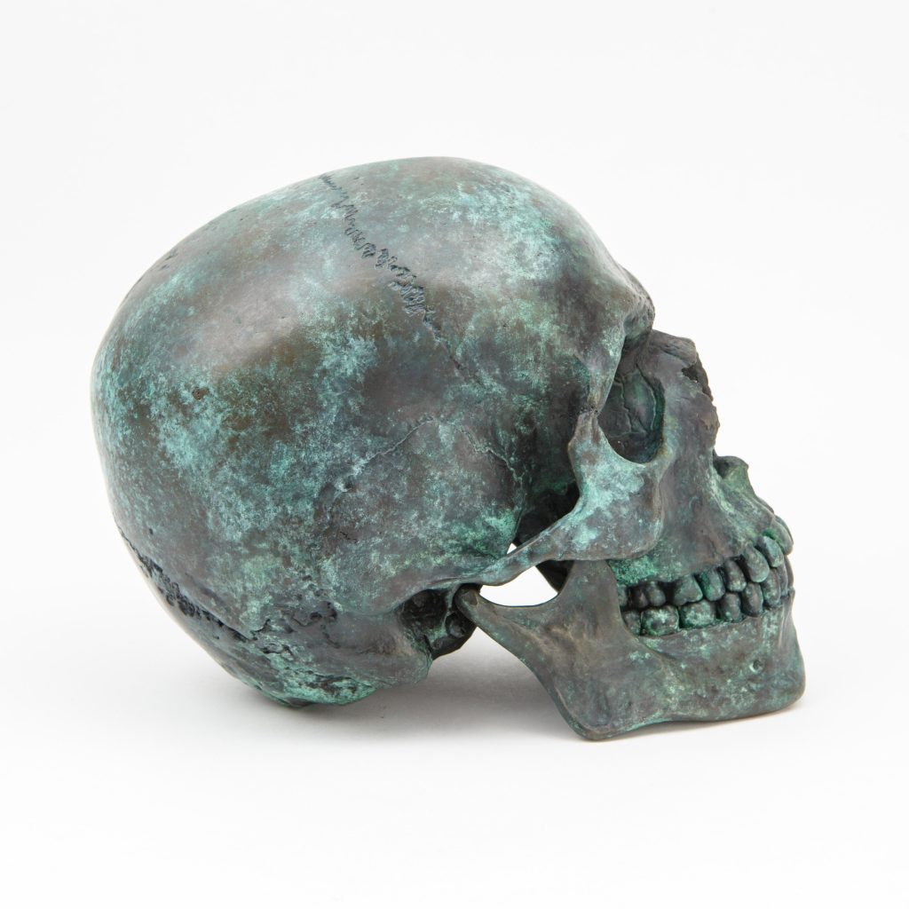 Human Skull - Bronze - Raven Armoury