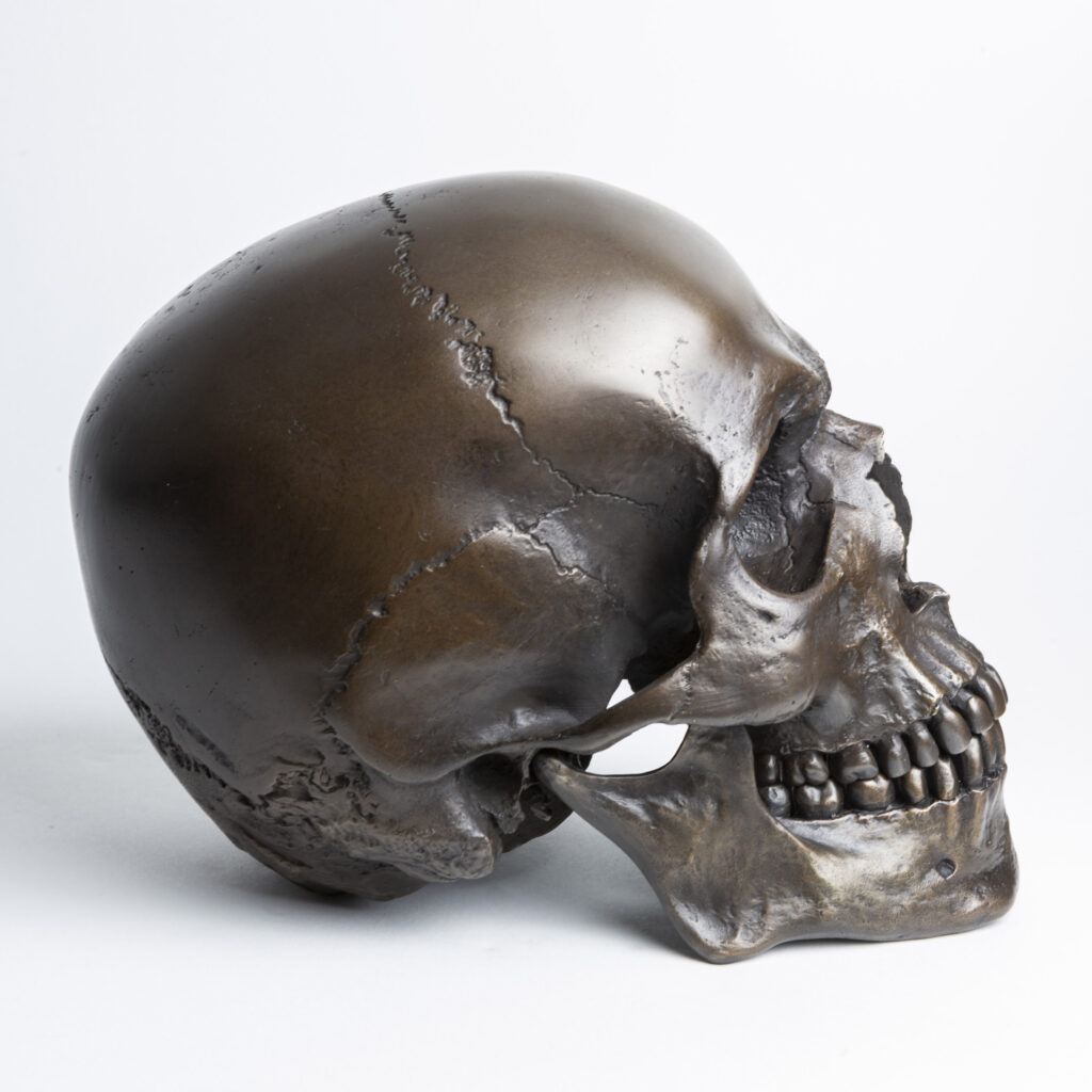 Human Skull - Bronze - Raven Armoury
